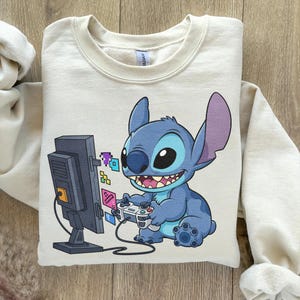 Gamer Stitch Png, Gaming Stitch Png, Video Game Stitch Png, Game ...