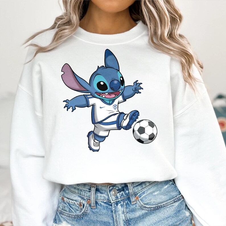Soccer Stitch Png, Stitch Png, Cute Stitch Png, Football Player Png ...
