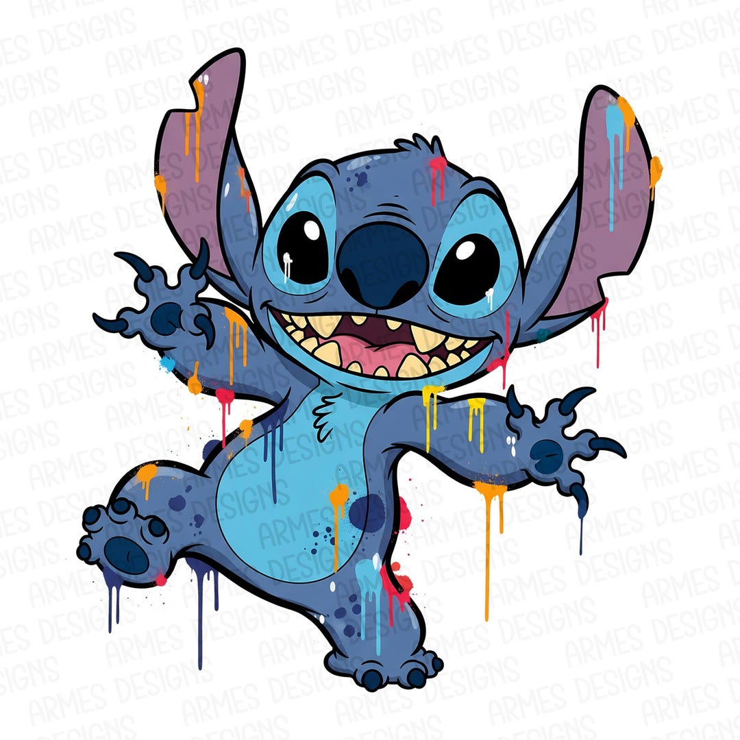 Graffiti Stitch Png, Colorful Stitch Png, Street Art Stitch Png ...