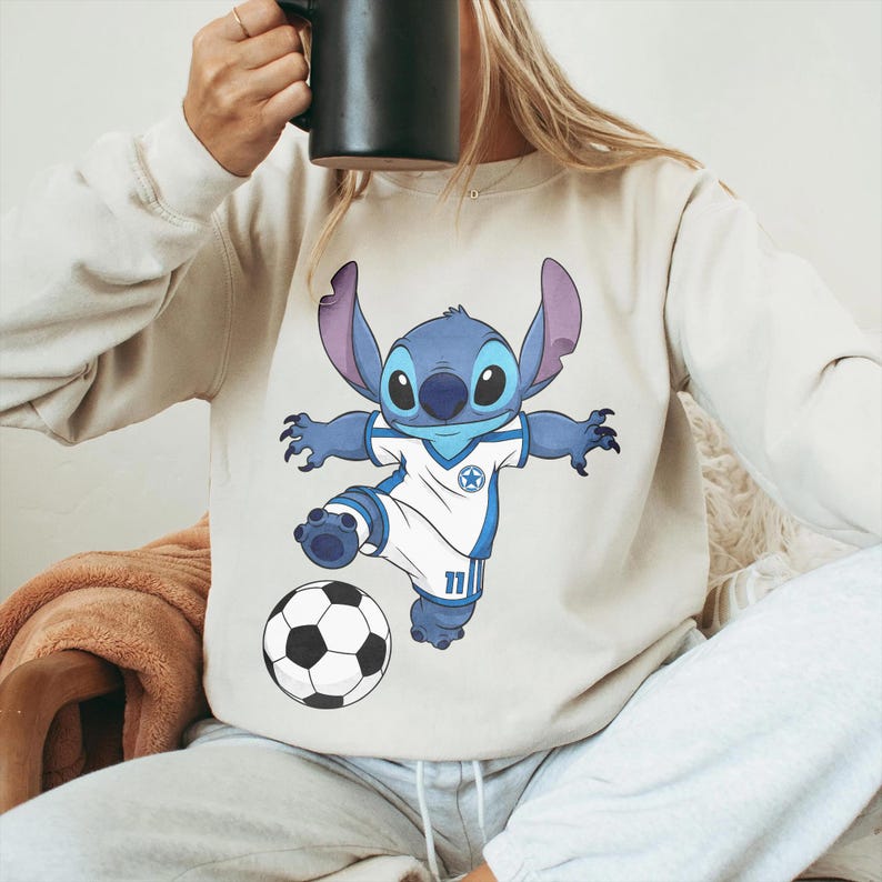 Soccer Stitch Png, Stitch Png, Cute Stitch Png, Football Player Png ...