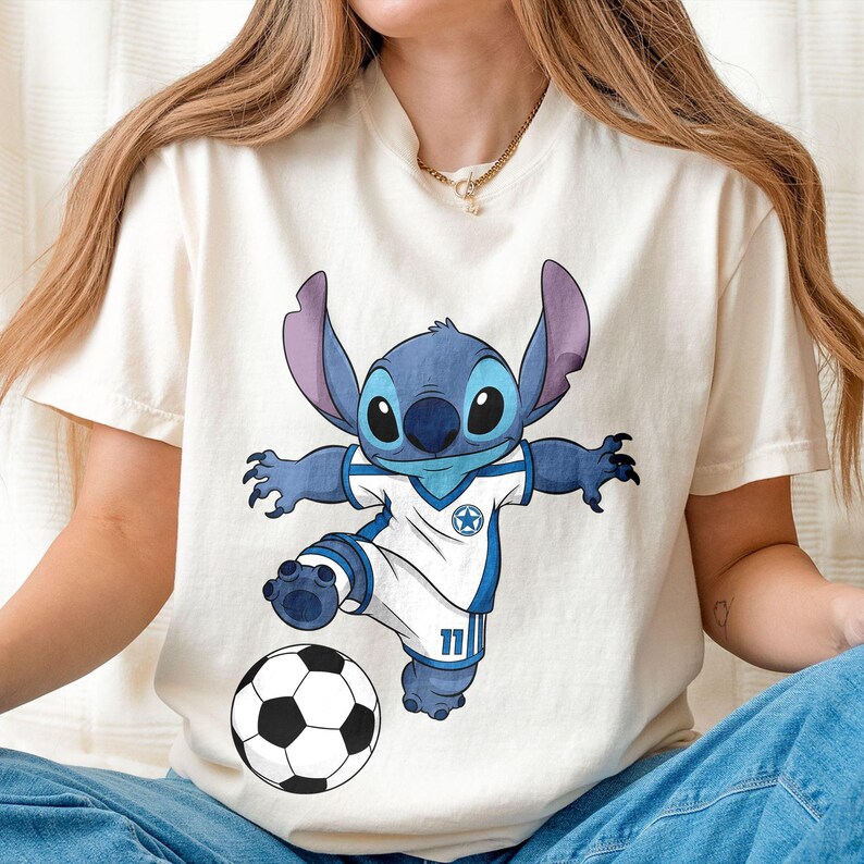 Soccer Stitch Png, Stitch Png, Cute Stitch Png, Football Player Png ...