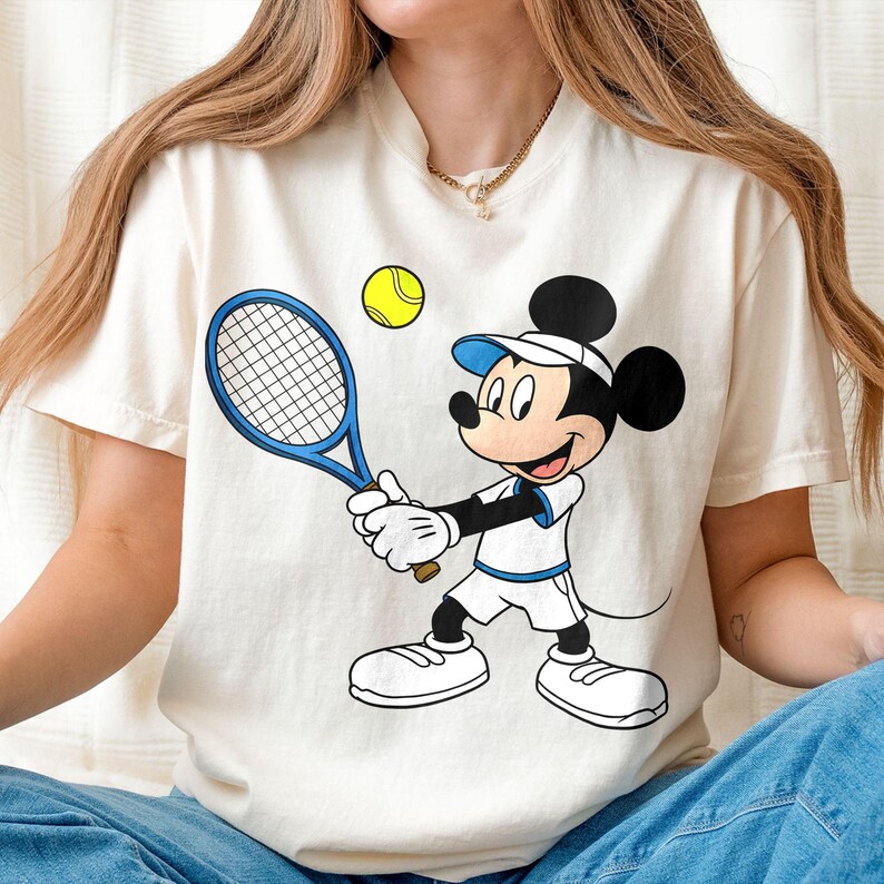 Mickey Tennis Png, Mickey Mouse Sport Png, Cute Tennis Player Png ...