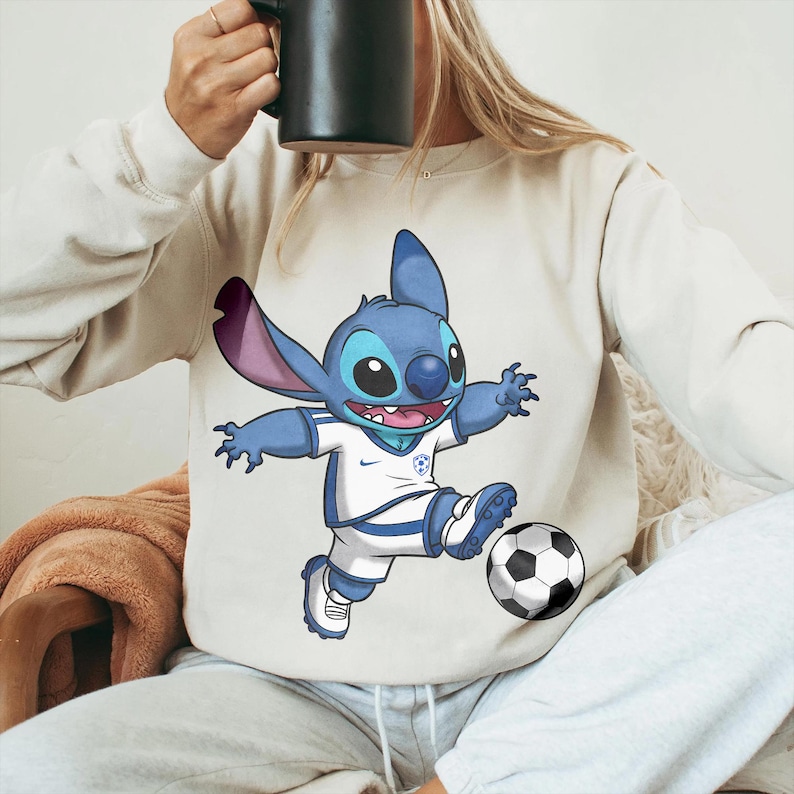 Soccer Stitch Png, Stitch Png, Cute Stitch Png, Football Player Png ...