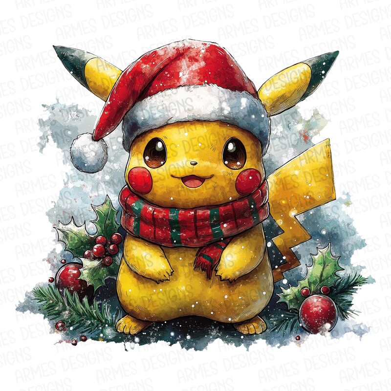 Pikachu Print - Etsy