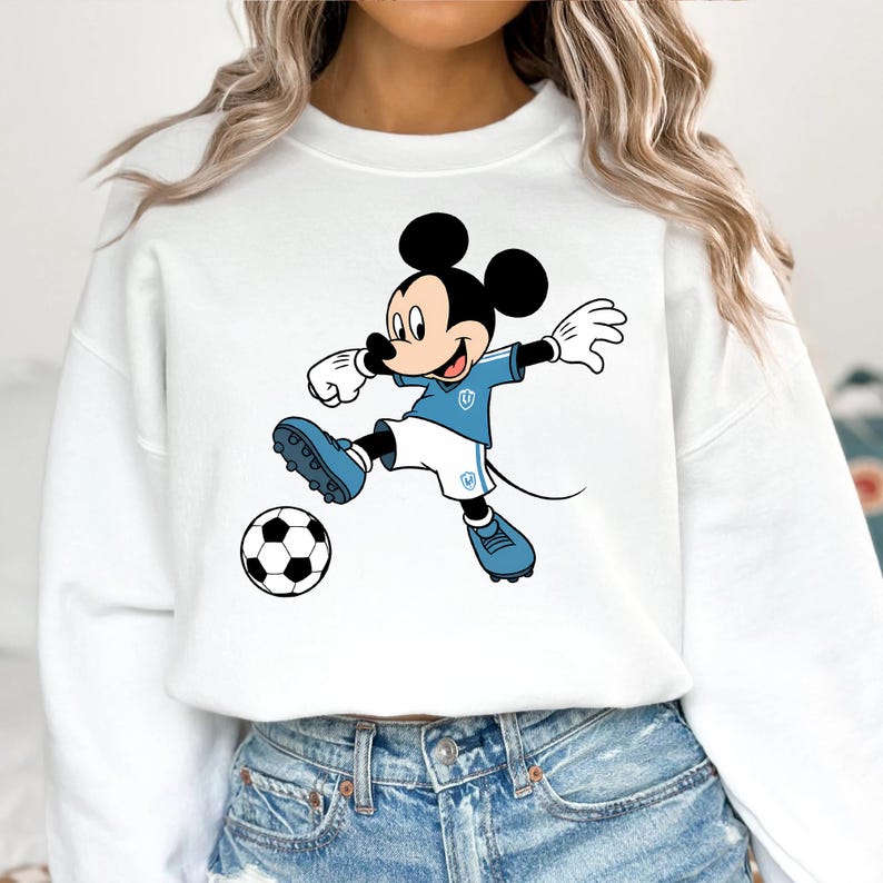Cute Mickey Playing Soccer Png, Mickey Mouse Soccer Player Png, Kids ...