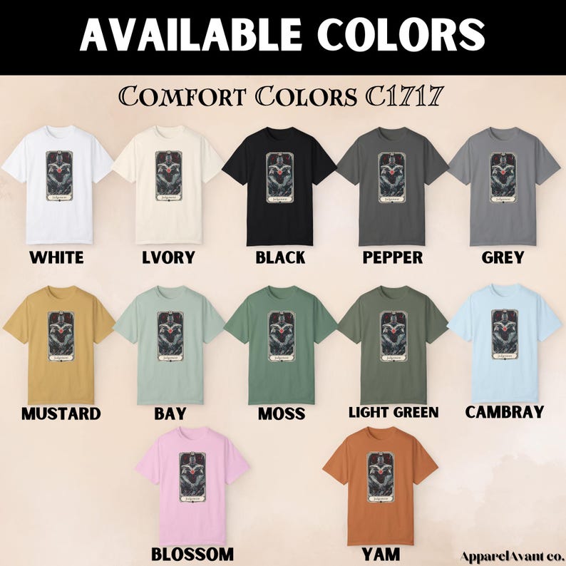 Ultron Judgement Tarot Card Comfort Colors Shirt, Marvel Avengers ...