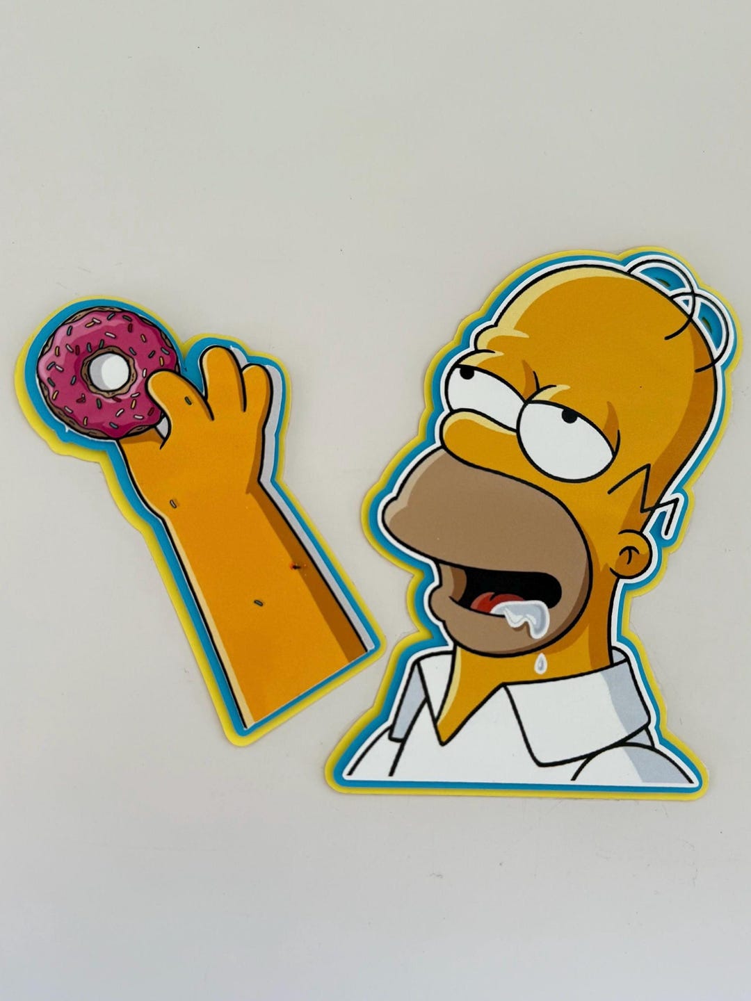 Homero Inspired Birthday Cake Topper – Layered 3D Design - Funny ...