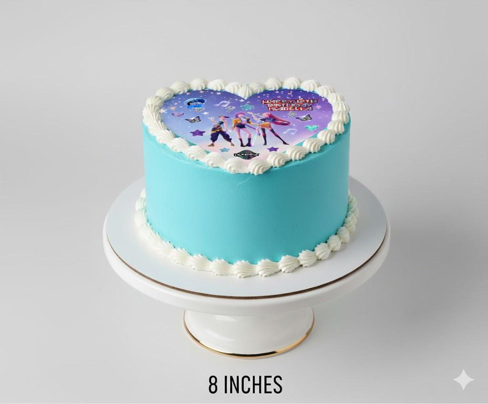 Topper Comestible K-POP Para Cumpleaños | Lámina Demon Hunters | Pastel ...