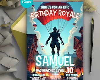 Editable Bruh Video Game Birthday Invitation, Printable Gamer Birthday ...