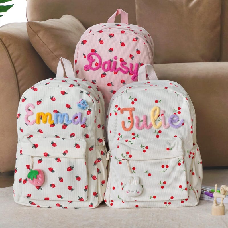 Small Backpack Cherry - Etsy UK