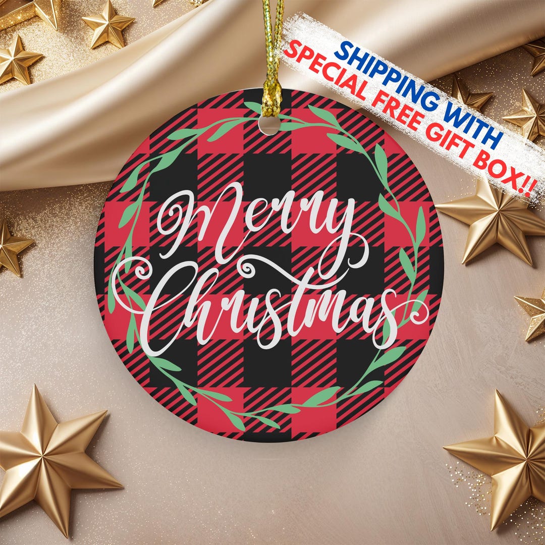 Merry Christmas Ornament | Merry Ornament | Christmas Noel Ornament ...