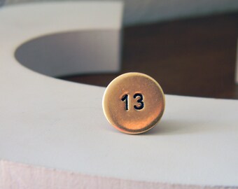 Roman Numeral 6 Lapel Pin CC609-VI Roman Numerals and Number - Etsy