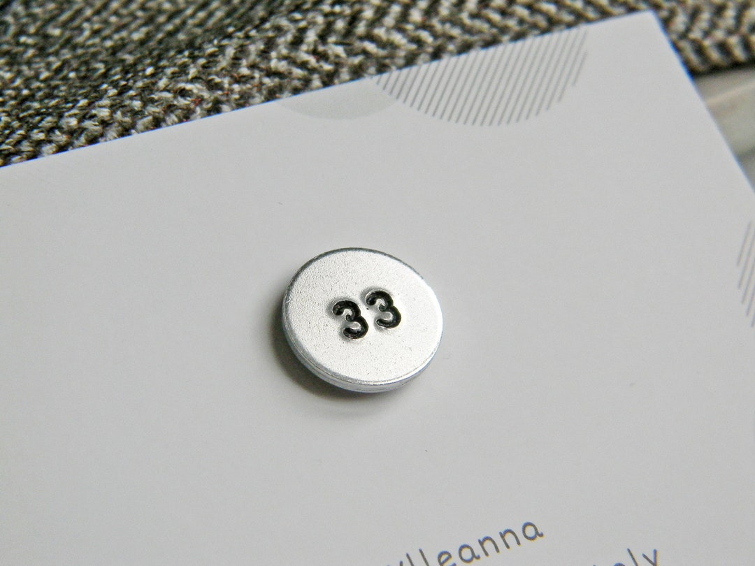 Number Lapel Pin. Custom Lapel Pin. Birthday. Numbers Brooch. Tie Pin ...