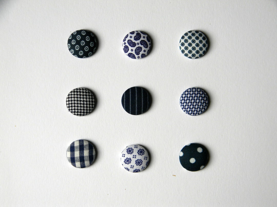 Blue Lapel Pin. Mens Lapel Button Pin. Tie Tack Pin. Round Buttonhole ...