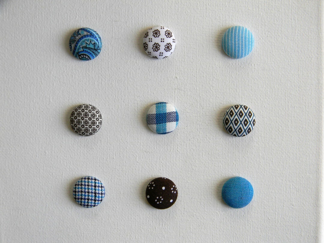 Men Lapel Pin. Buttonhole Pin. Small Round Boutonniere. Fabric Lapel ...