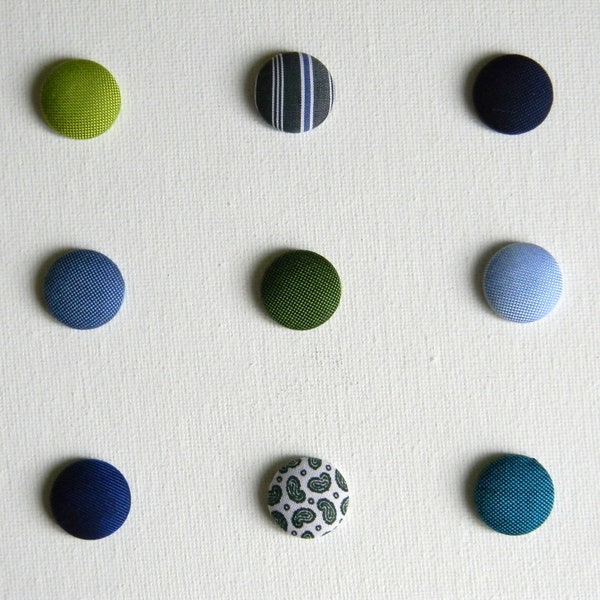 Blue Button Lapel Pin - Etsy