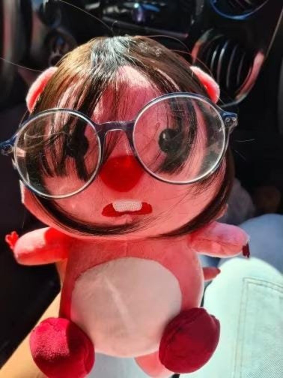 Kawaii Cute Loopy Wigs Plush Toy With Glasses - Etsy