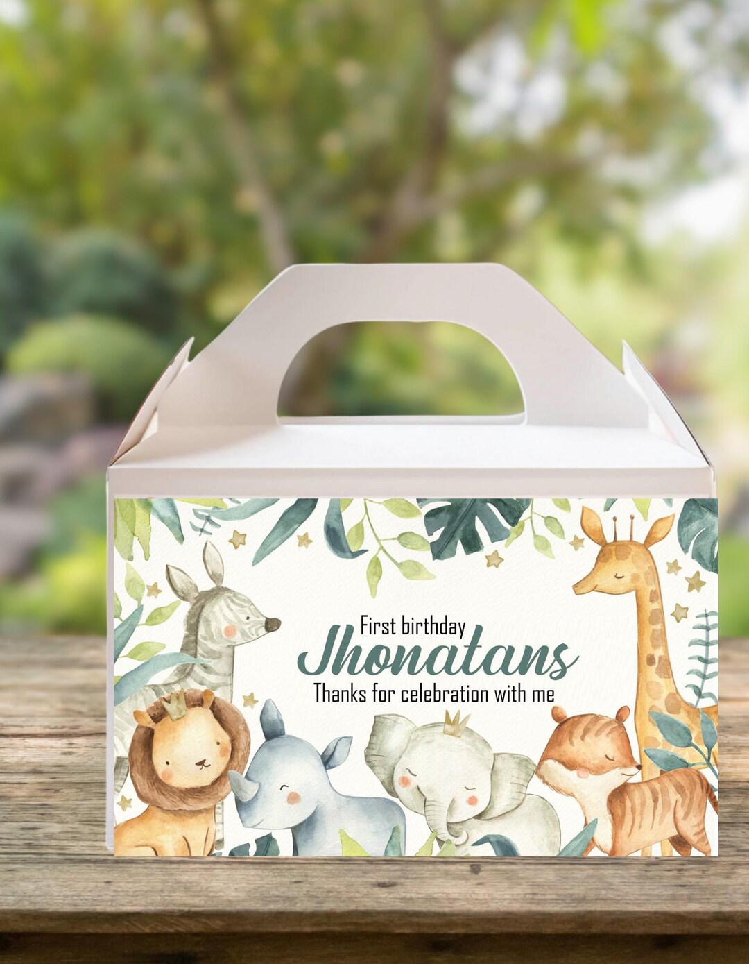 EDITABLE Forest, Forest Animal Labels, Printable Label, Editable Label ...