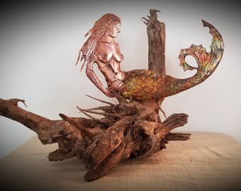 Copper Mermaid | Etsy