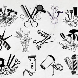 Hairdresser SVG Bundle, Hairstylist SVG, Hairdresser PNG Bundle,salon ...
