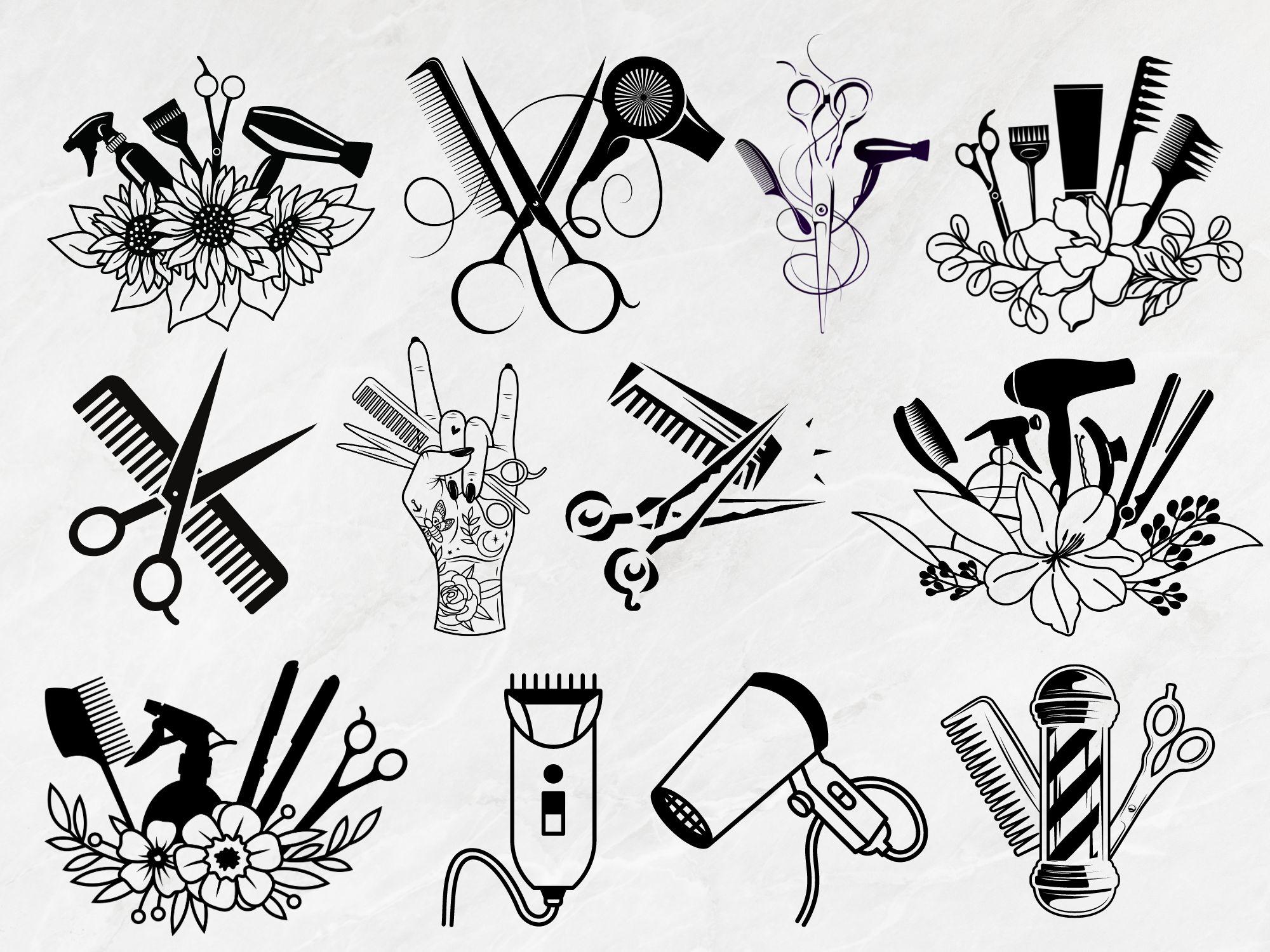 Hairdresser SVG Bundle, Hairstylist SVG, Hairdresser PNG Bundle,salon ...