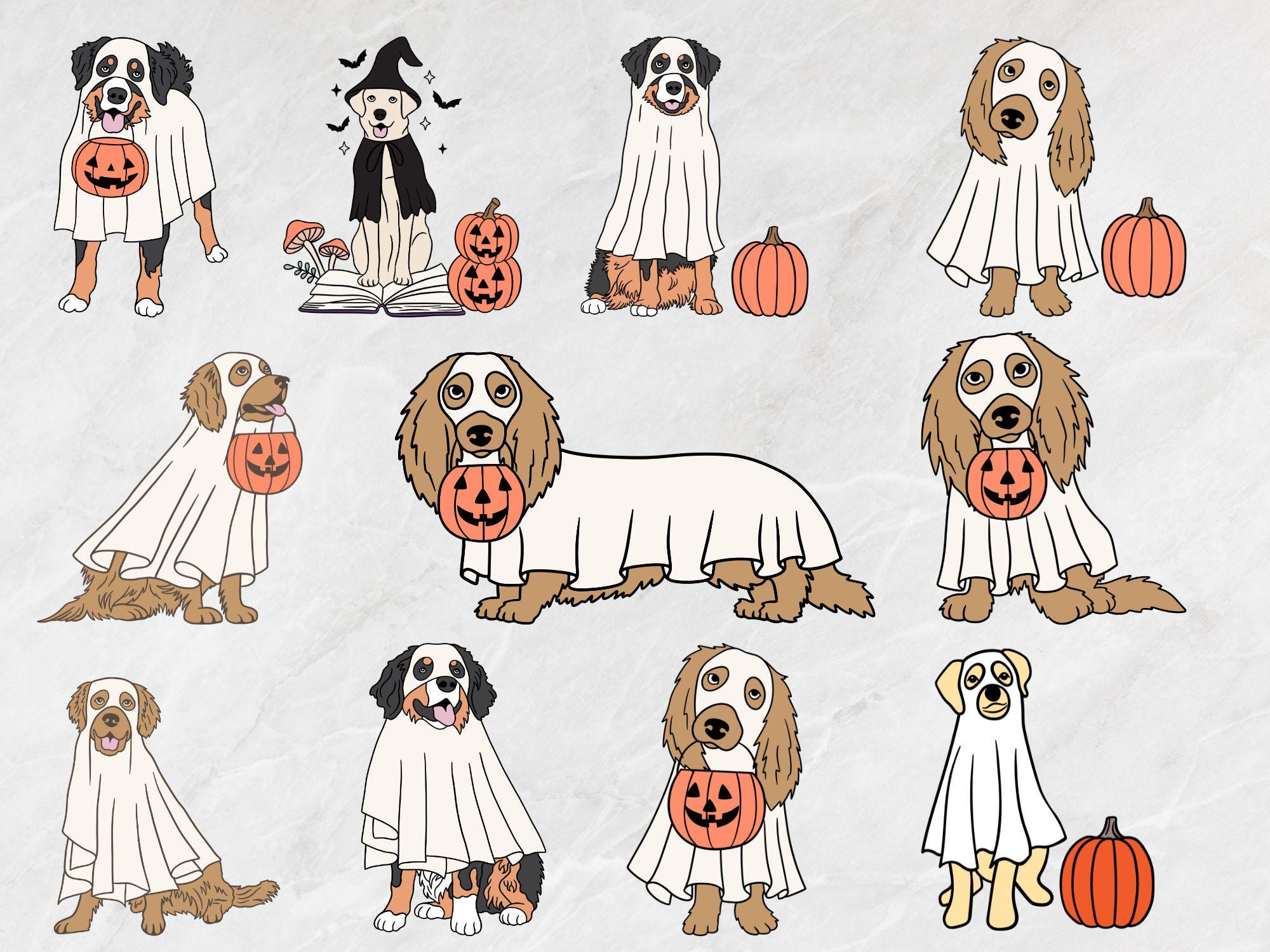 Ghost Dog SVG, Ghost Dog Png, Ghost Dog Clipart, Cute Ghost Dog Svg ...
