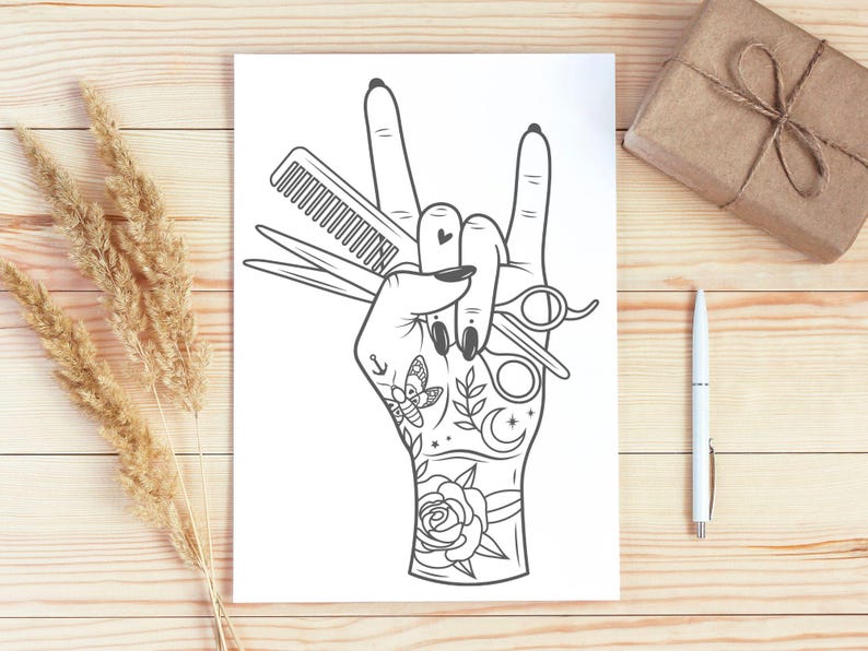 Hairdresser SVG Bundle, Hairstylist SVG, Hairdresser PNG Bundle,salon ...