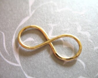 2-25 pcs / Gold INFINITY Links Connectors Pendants Charm | Etsy