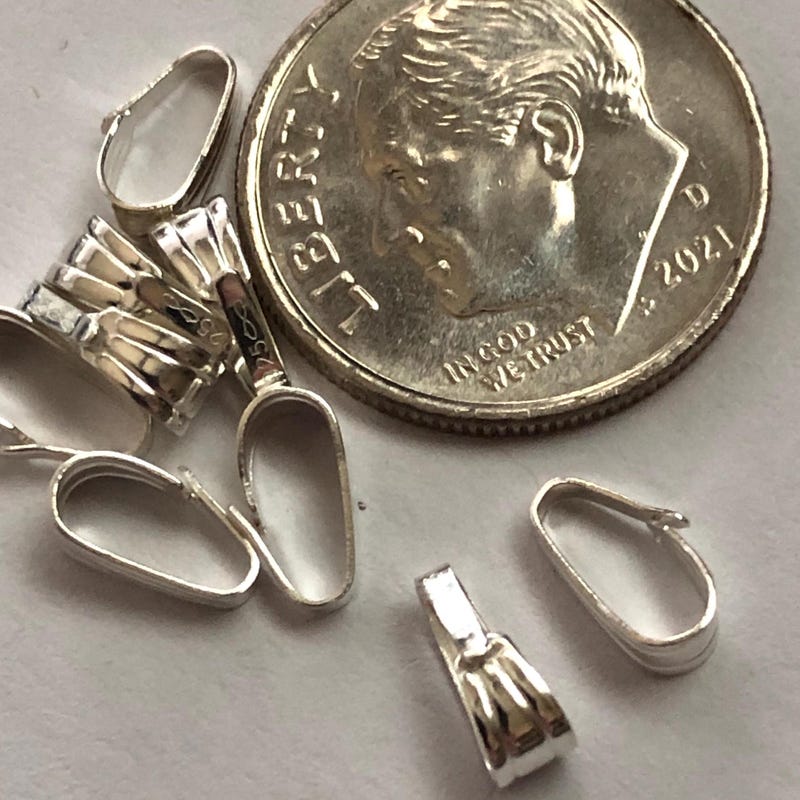 Sterling Silver Bail - Etsy