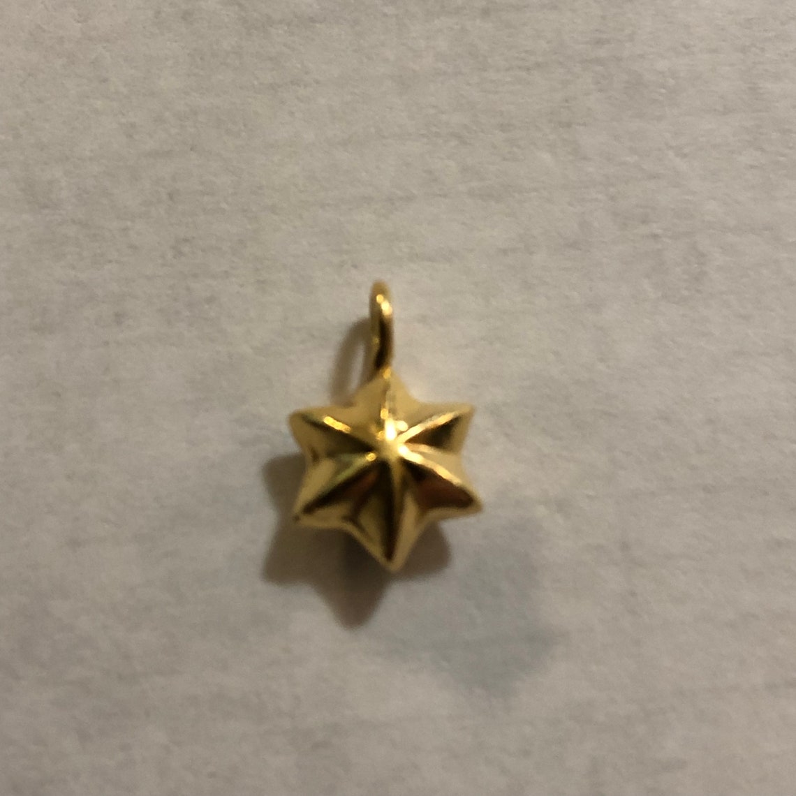 1-10 Pc / Puffy STAR Charm Puffy Star Pendant Puffed Star | Etsy