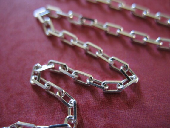 10 feet 925 Sterling Silver Chain DRAWN CABLE Chain | Etsy