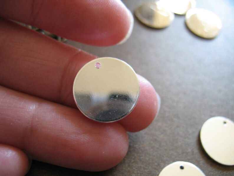 5-500 Pcs / BLANKS Discs Stamping Blanks Bulk, 15x15x1 Mm, 5/8" Round ...