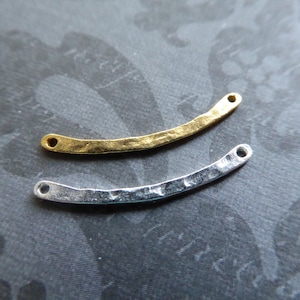 Shop Sale.. 1 5 10 Pc, Curved Bar Pendant Charm Link Connector, Chevron ...