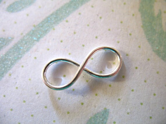 1-25 Pcs Sterling Silver INFINITY Links Connectors Pendant - Etsy