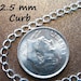 5 Feet, Sterling Silver CURB Chain, 3.5x2.5 Mm Cable Chain, Bulk ...