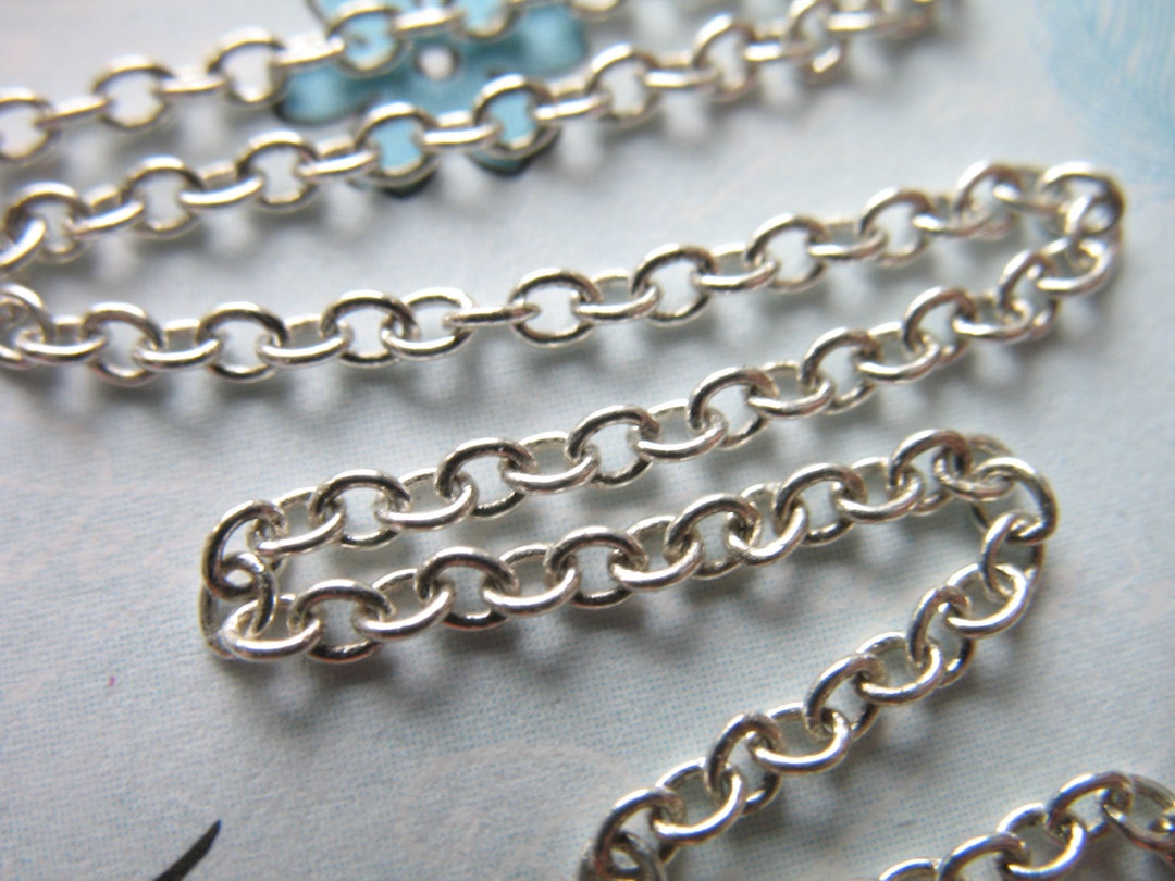 Shop Sale..3 Feet, Silver Cable Chain,10-35% Less, Sterling Silver ...