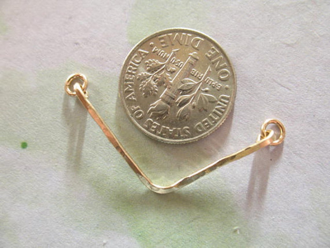 CHEVRON Pendant Charm Link Connector Bar, 1-10 Pcs / 14k Gold Filled or ...