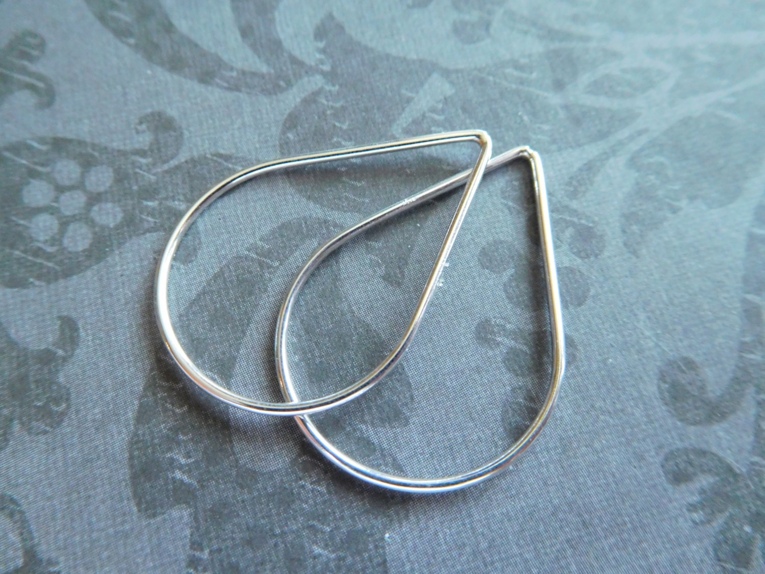 1 to 10 Pcs / Teardrop Link Tear Drop Link Connectors Earring | Etsy