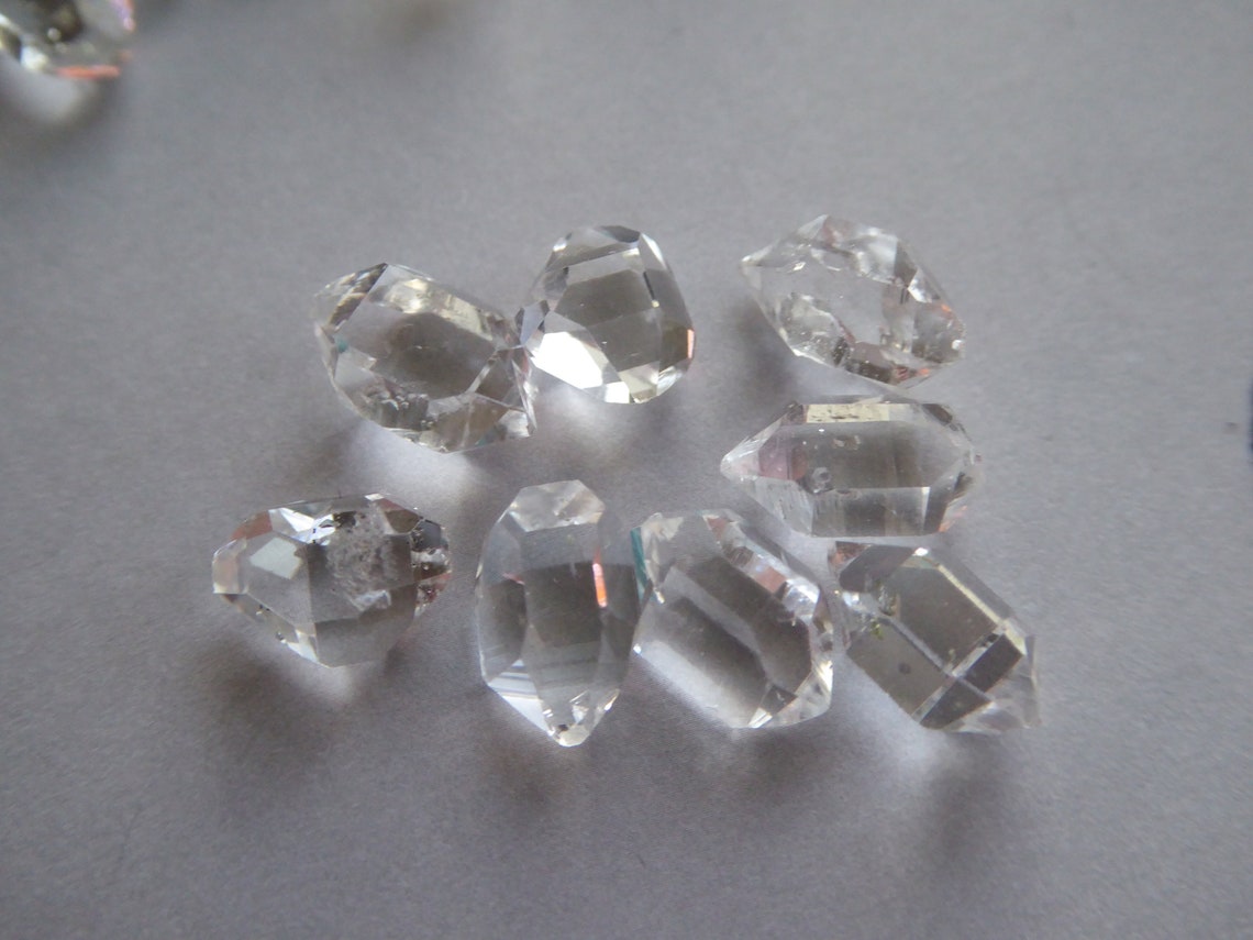10-100 Pcs / Double Terminated Herkimer Diamond Herkimer Quartz ...