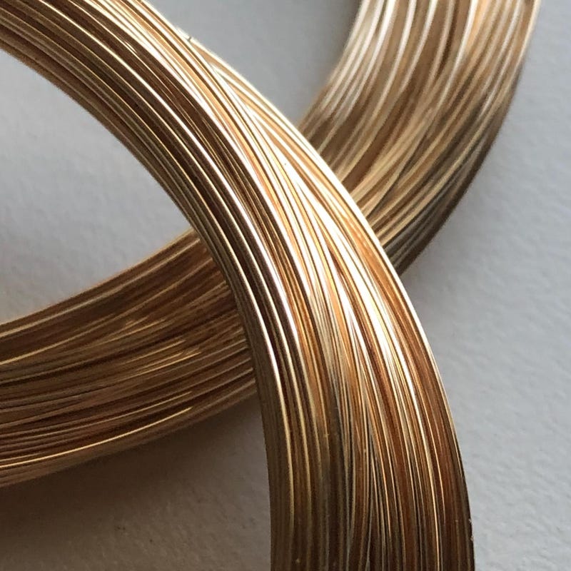 14k Wire 24 Gauge - Etsy