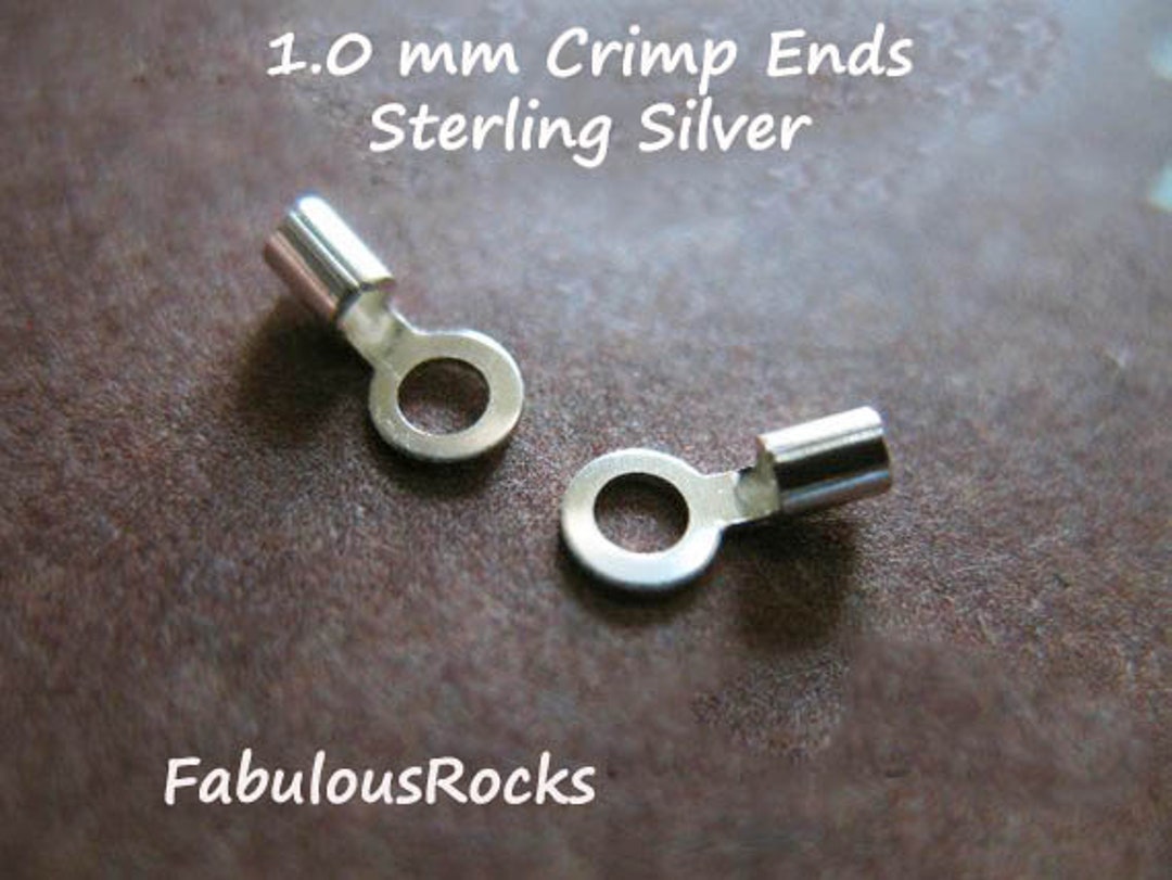 10-100 Pcs, 1 Mm Crimp End Caps, Crimp End Tubes Crimp End Tubes ...