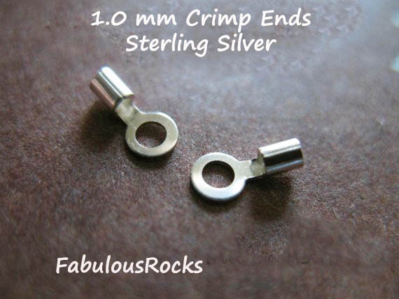 10-100 Pcs 1 Mm Crimp End Caps Crimp End Tubes Crimp End - Etsy