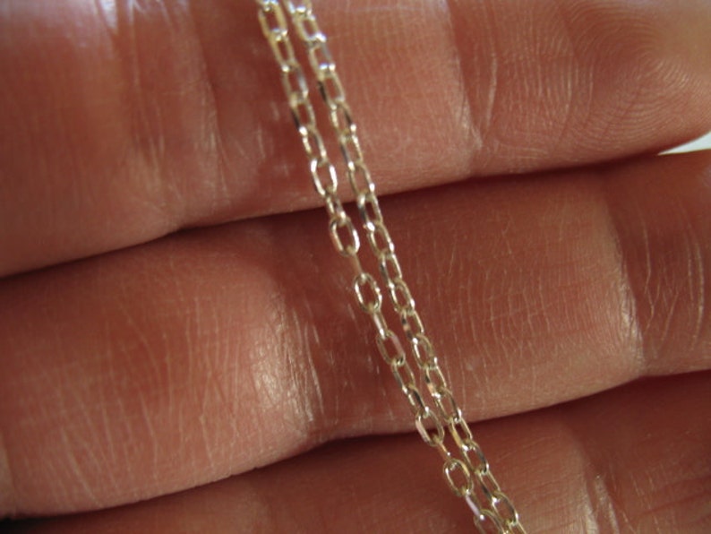 10 Feet, 925 Sterling Silver Chain, DRAWN CABLE Chain, Rectangle Links ...