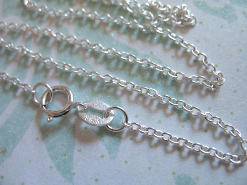 Finished Chain 24 Inch 925 Sterling Silver Thick Cable - Etsy