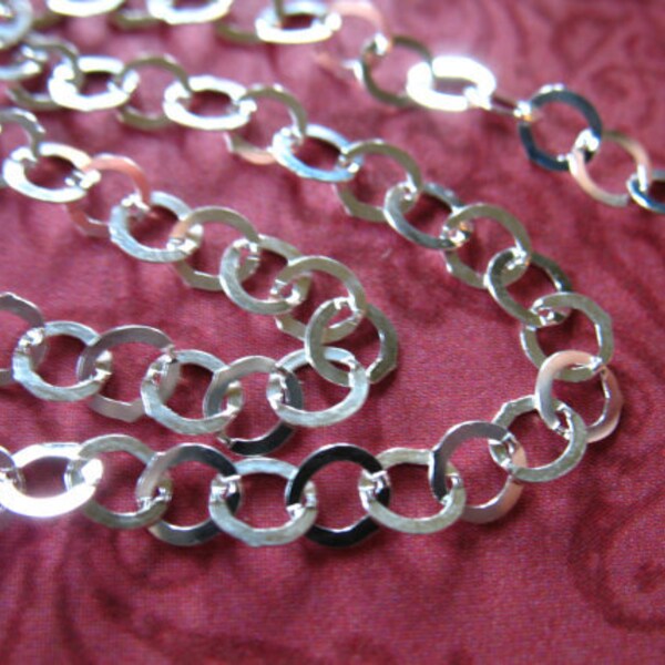Flat Rolo Chain - Etsy