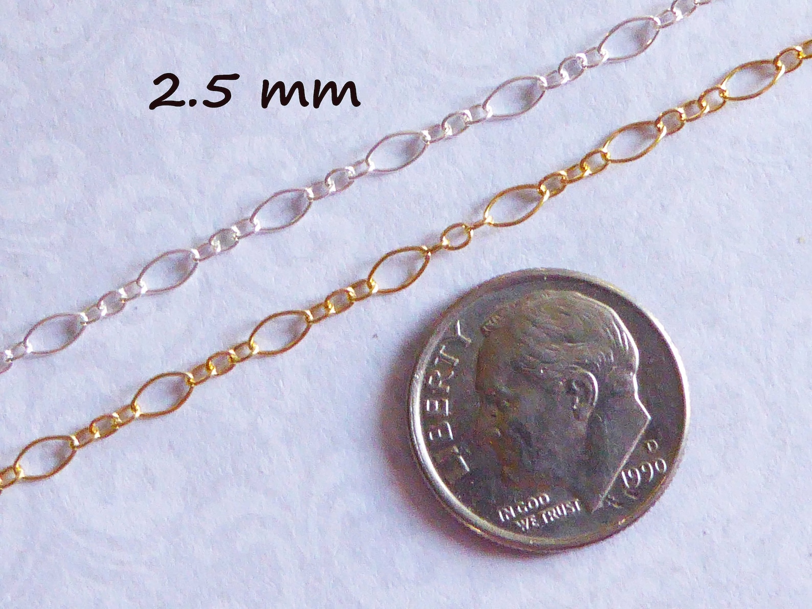 Gold Chain Long & Short Necklace Chain Bulk Footage 14k Gold - Etsy