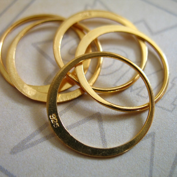 Vermeil Ring - Etsy