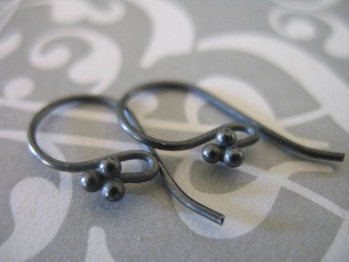 5-25 Pairs French Hook Ear Wires Earrings Earwires Sterling Silver 24k ...