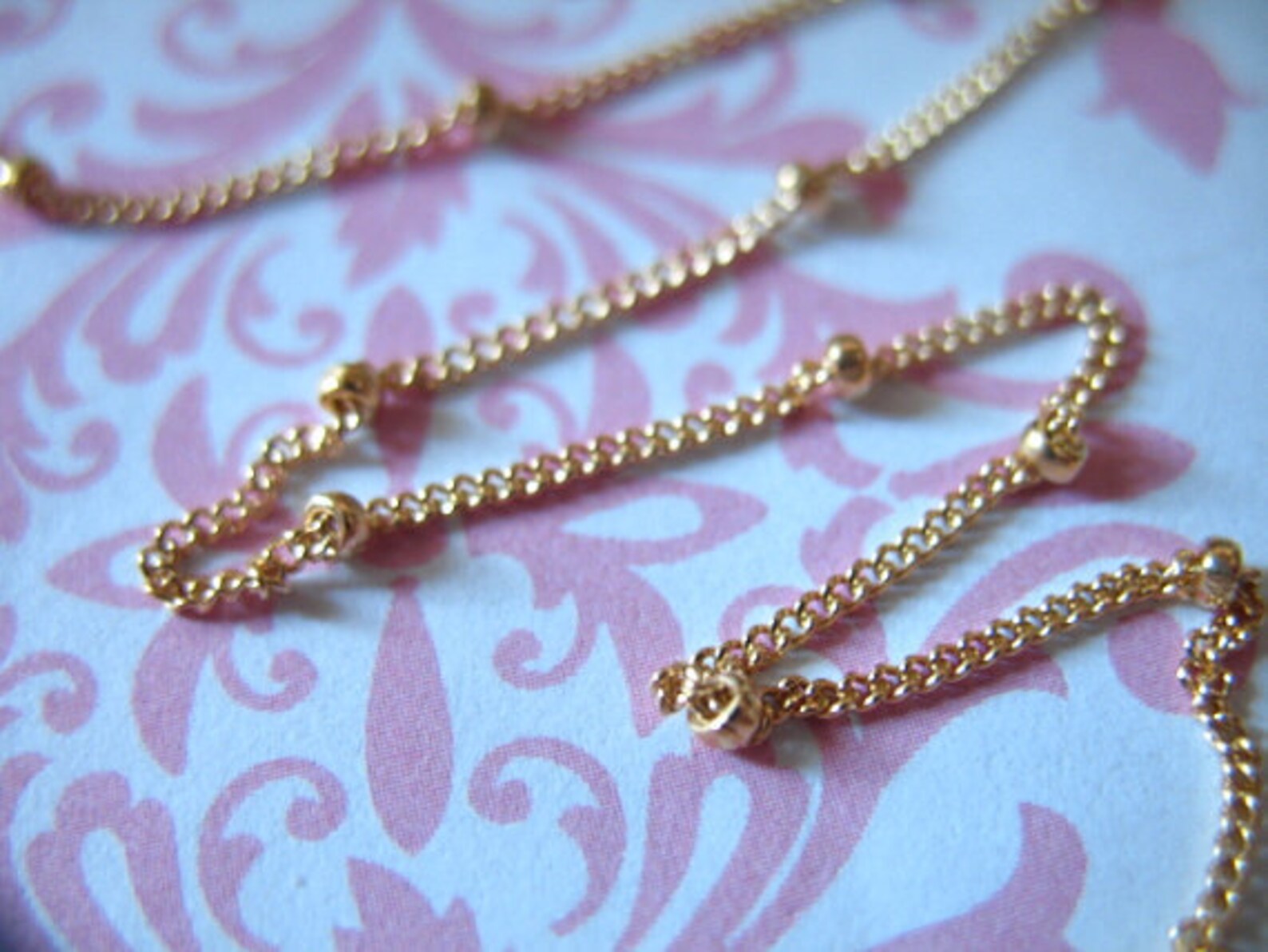 Gold Filled Chain SATELLITE SATURN Ball Chain / 1-100 Feet - Etsy