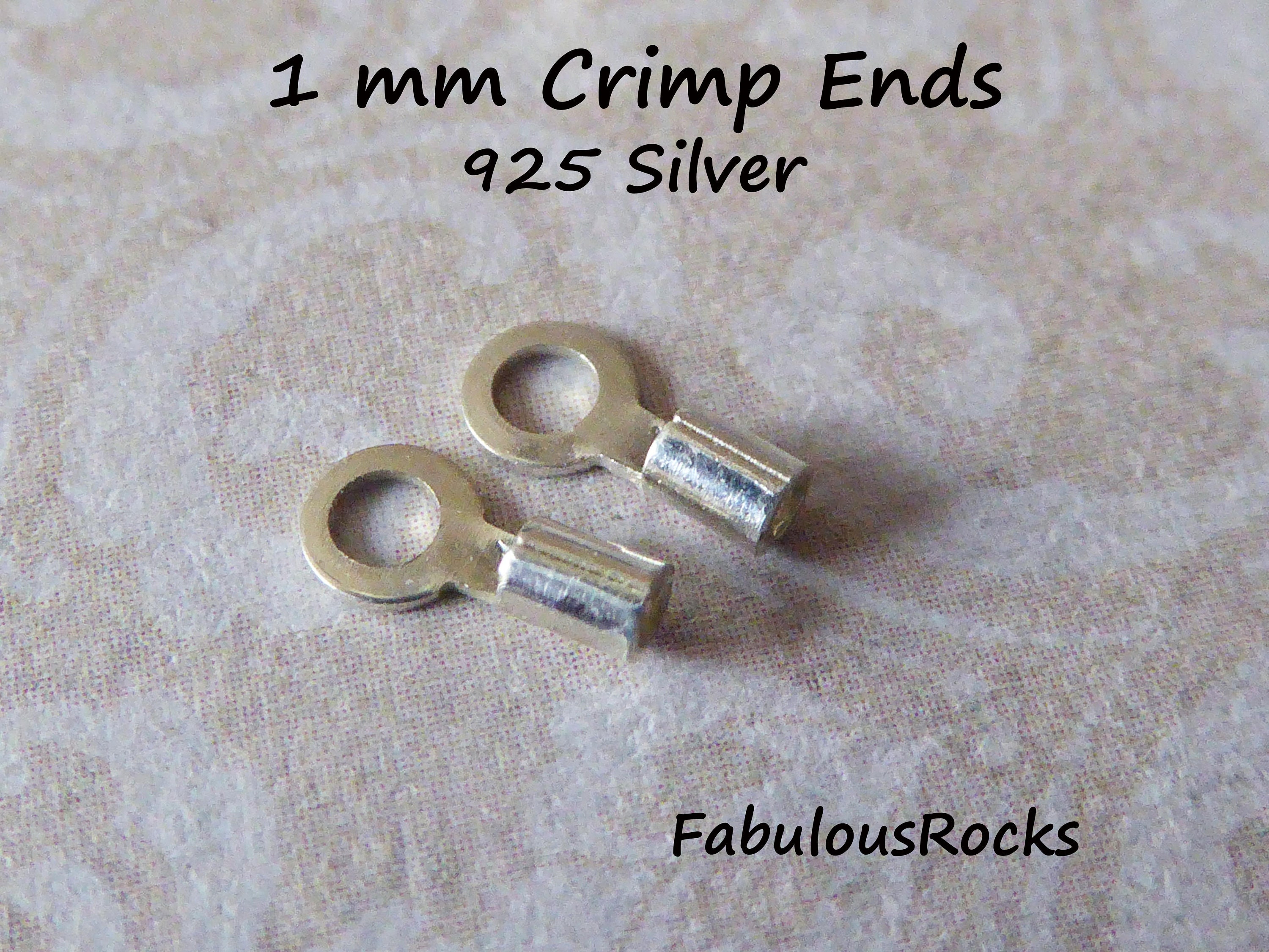 10-100 Pcs 1 Mm Crimp End Caps Crimp End Tubes Crimp End - Etsy